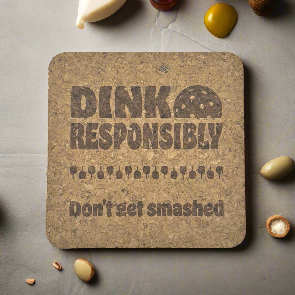 Pickleball Coaster Set – Quickturn Customs