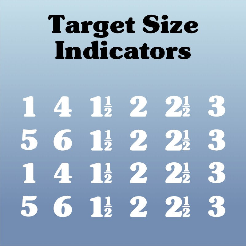 NRL22 Target Size Numbers – Quickturn Customs